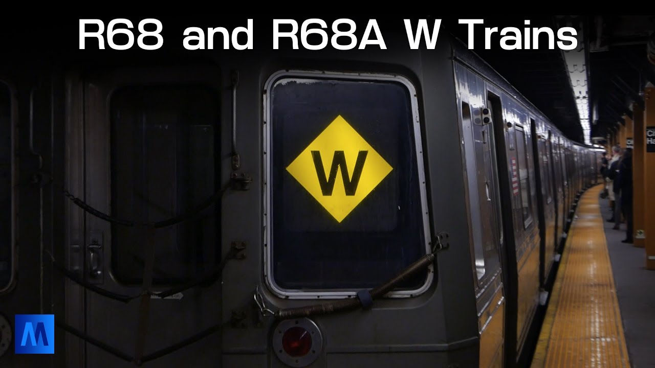 R68 & R68A W Trains Galore - YouTube
