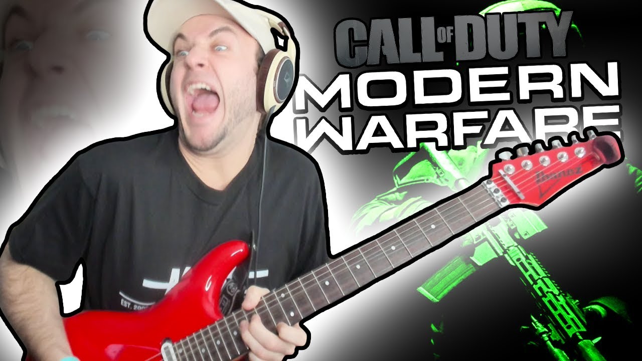 Playing Guitar on Modern Warfare... - YouTube