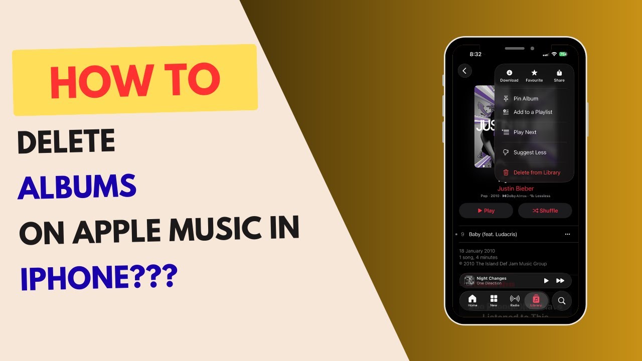 iOS 26: How to Delete Downloaded Albums on Apple Music - YouTube