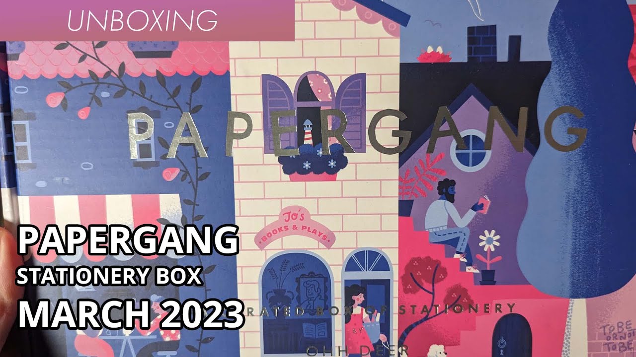 Papergang Unboxing - Stationery Subscription Box - March 2023 - YouTube