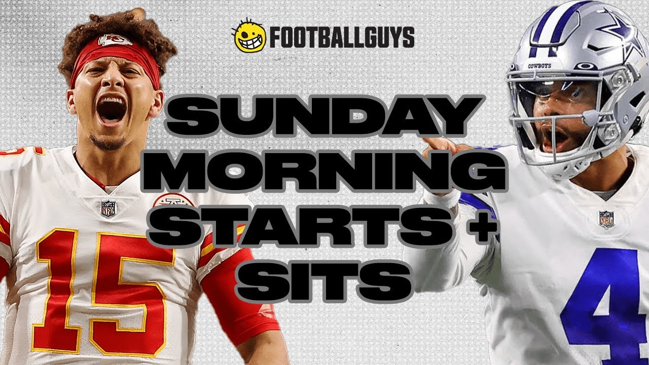 Week 14 Sunday Morning Starts and Sits - LINEUP DECISIONS - 2021 ...