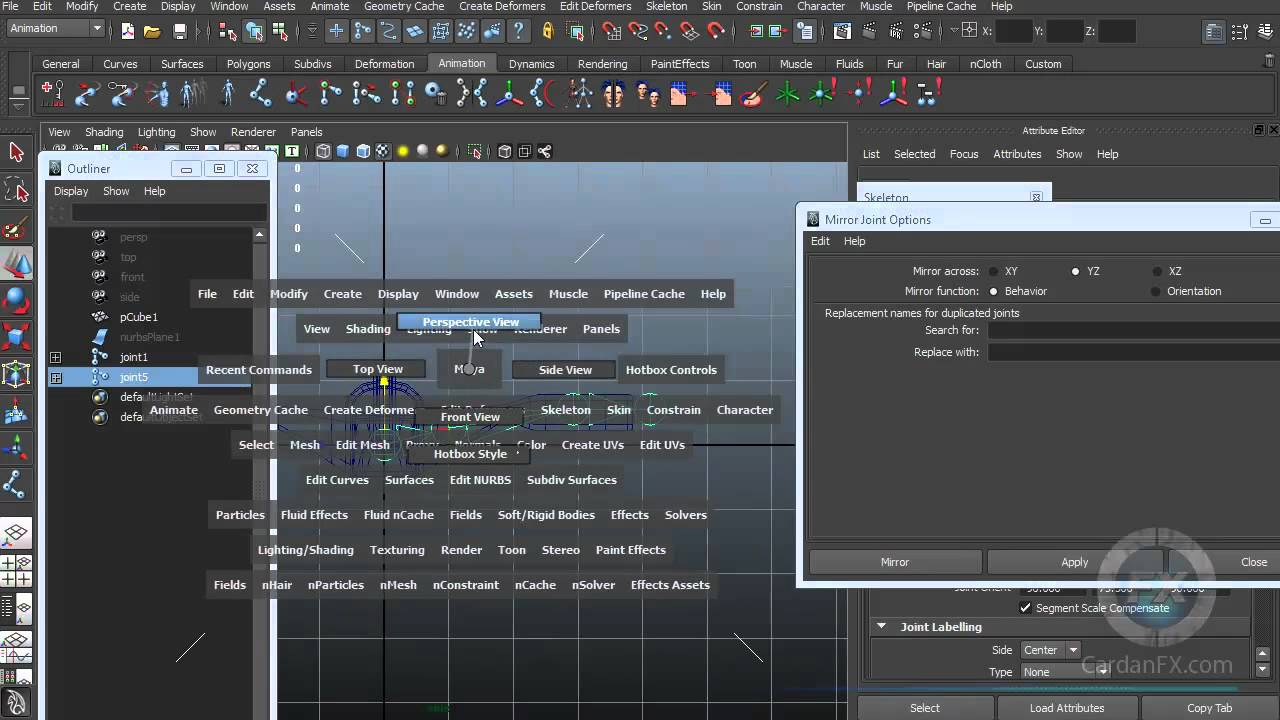 07.- Rigging Joints and Bones Free autodesk maya turorials - YouTube