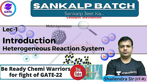 Chemical Reaction Engineering (Module-4) | Sankalp Batch | GATE 2022 | Shailendra Sir - YouTube
