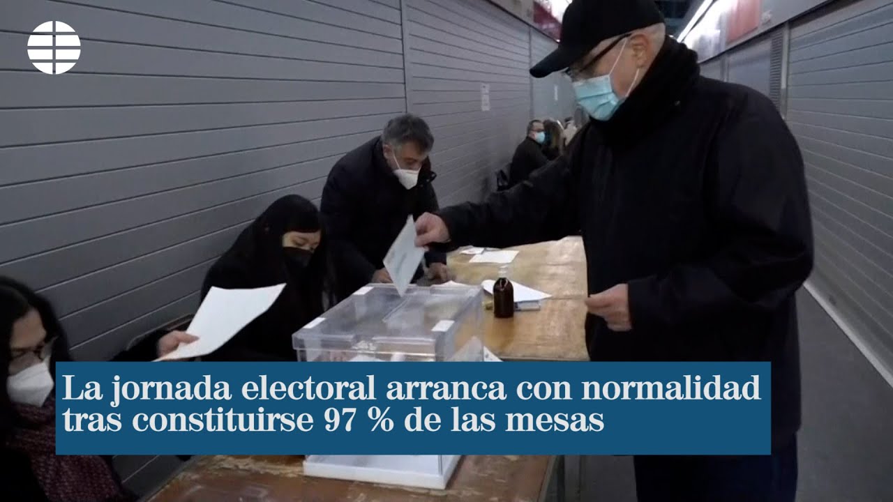 La jornada electoral arranca con normalidad tras constituirse 97 % de ...