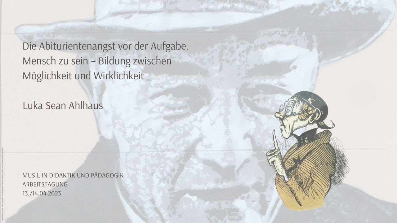 Lukas Sean Ahlhaus: Die Abiturientenangst vor der Aufgabe, Mensch zu ...