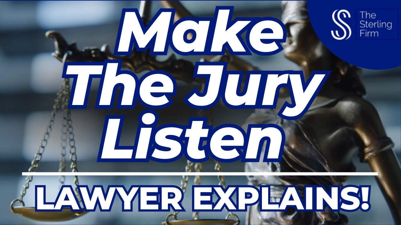 How To Make The Jury Listen! #law #lawyer #court - YouTube