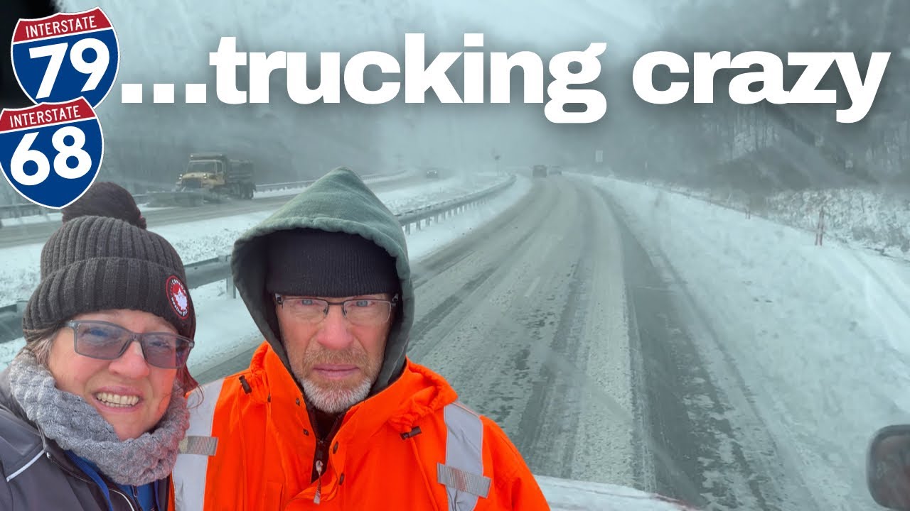 Trucking Crazy - Driving Semi in Winter Storm - YouTube
