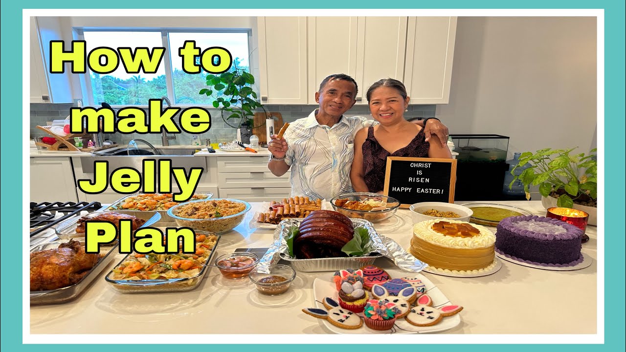 Pandan Jelly Plan @ Easter Sunday Celebration | Emelita Papa - YouTube