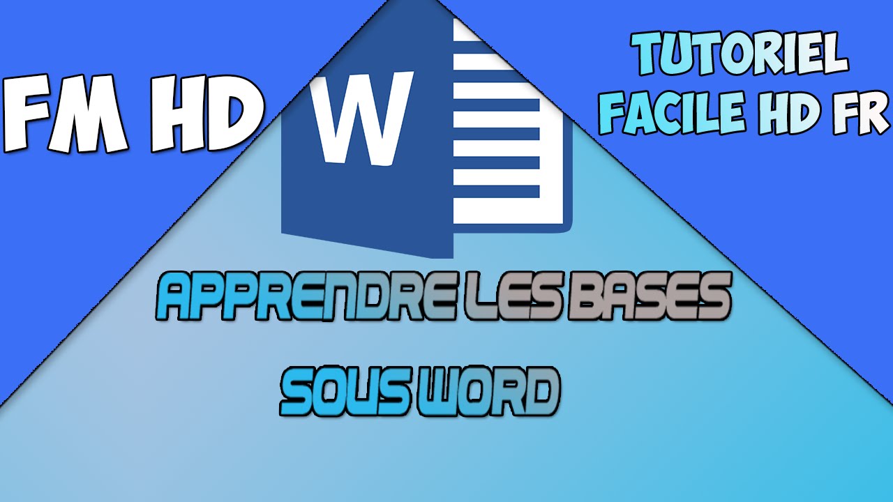 Formation Word #01 Apprendre Les Bases (Débutant) - YouTube
