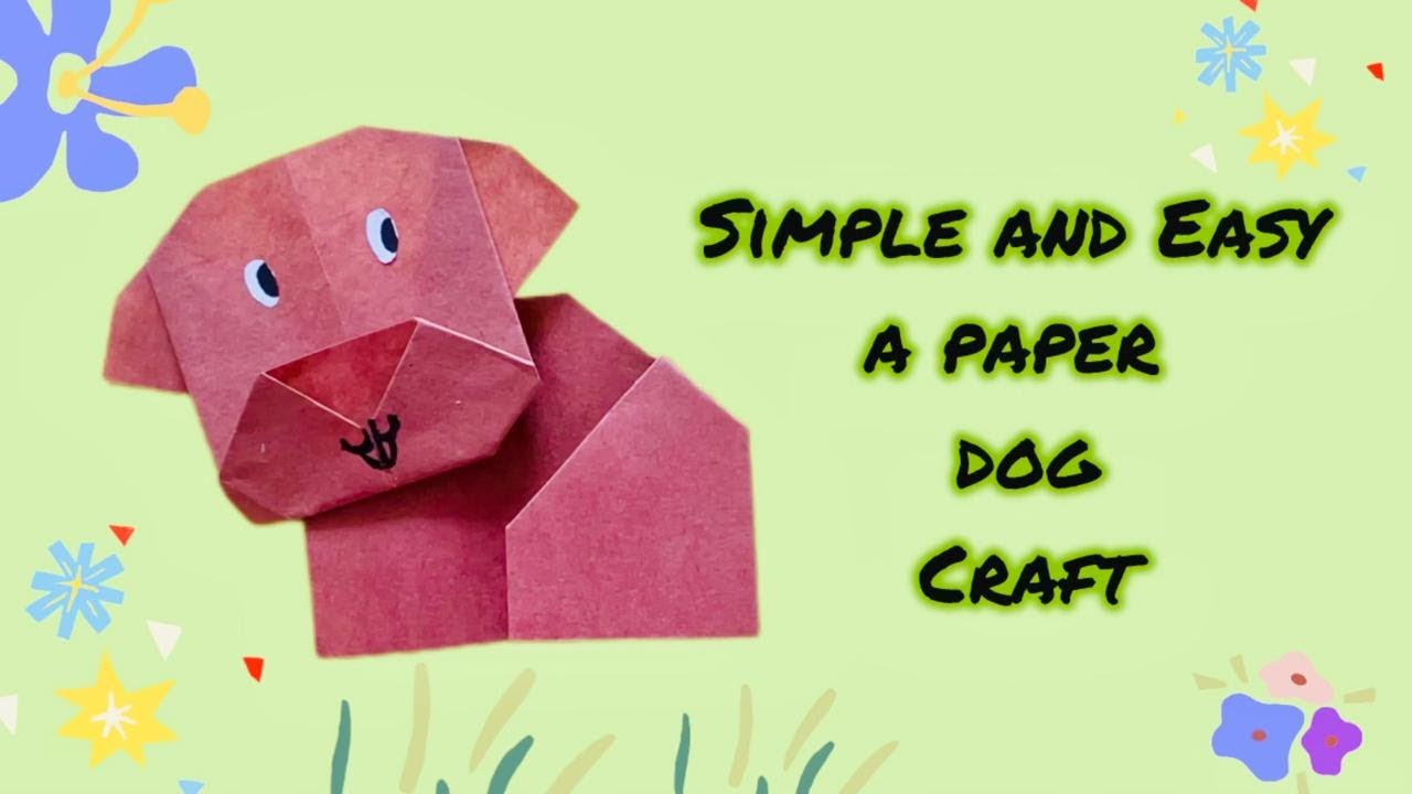 How to Fold an origami paper DOG~ Easy step by step Tutorial || How to ...