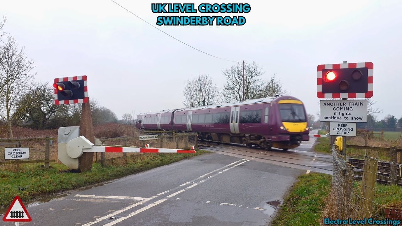 (MK1 Penguin BRB) Swinderby Road (Collingham) Level Crossing ...