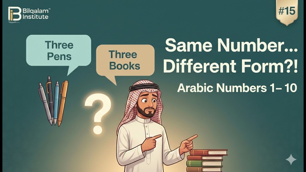 Learn Arabic Numbers 1–10 | Masculine & Feminine Rule (Arabic for ...