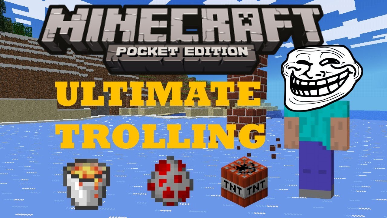 ULTIMATE TROLLING (Minecraft PE Machinima) - YouTube