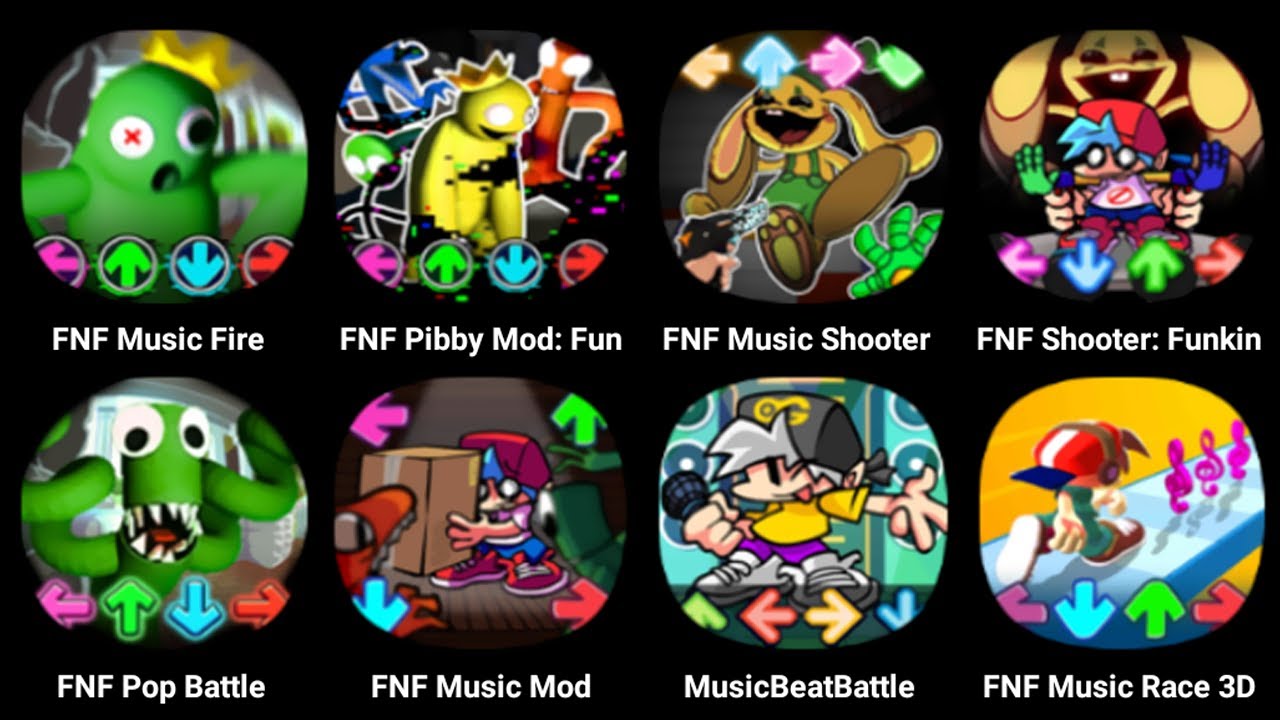 FNF Bunzo Bunny Mashup, FNF Musical Memory, FNF Pibby Mod, Funkin Rap ...