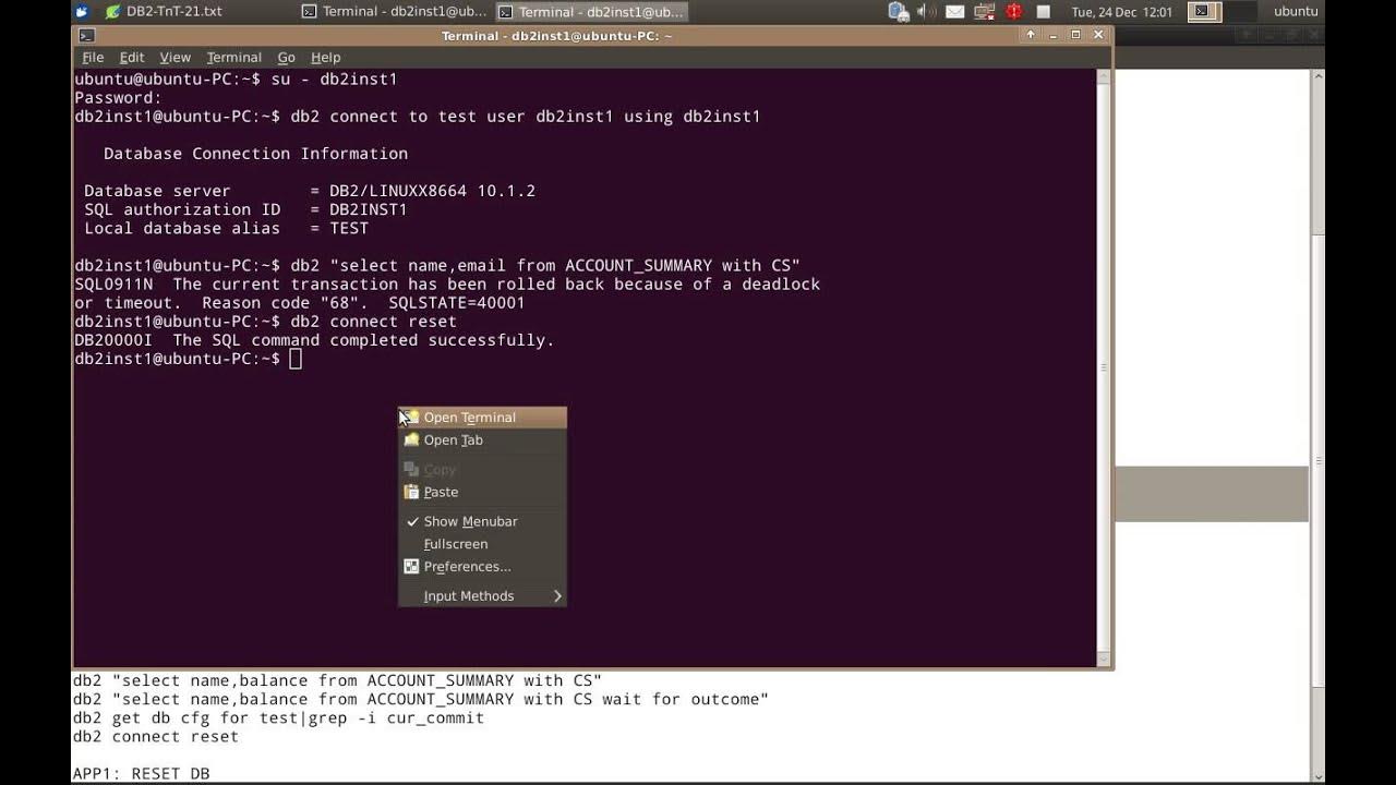 DB2 Tips n Tricks Part 21 - How to Override Current Committed Semantics for a specific select ...