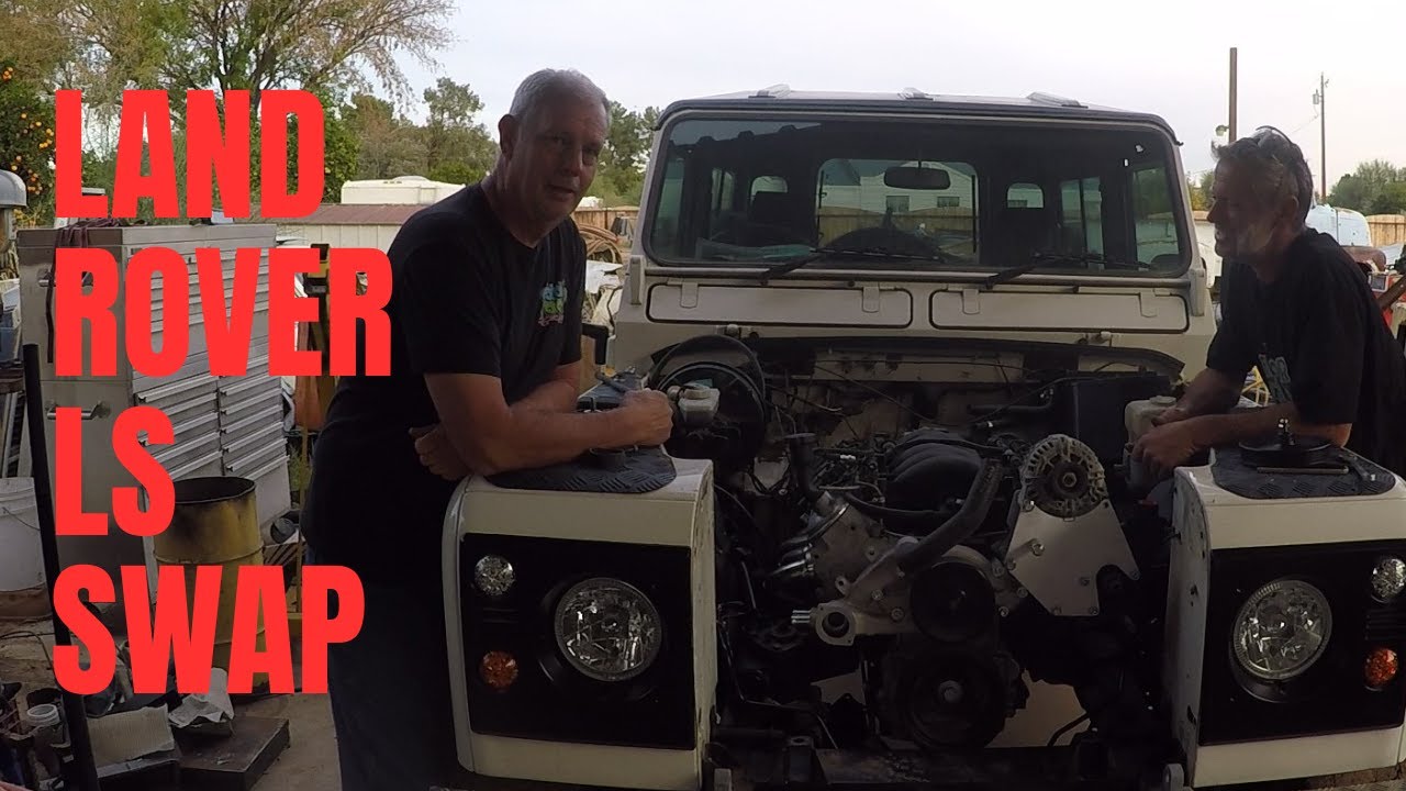 LAND ROVER DEFENDER LS SWAP - YouTube