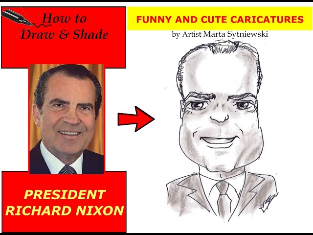 Richard Nixon Caricature