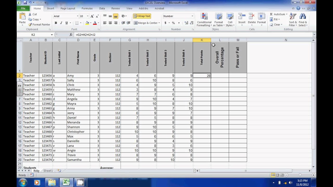 Microsoft Excel Part Ii Youtube