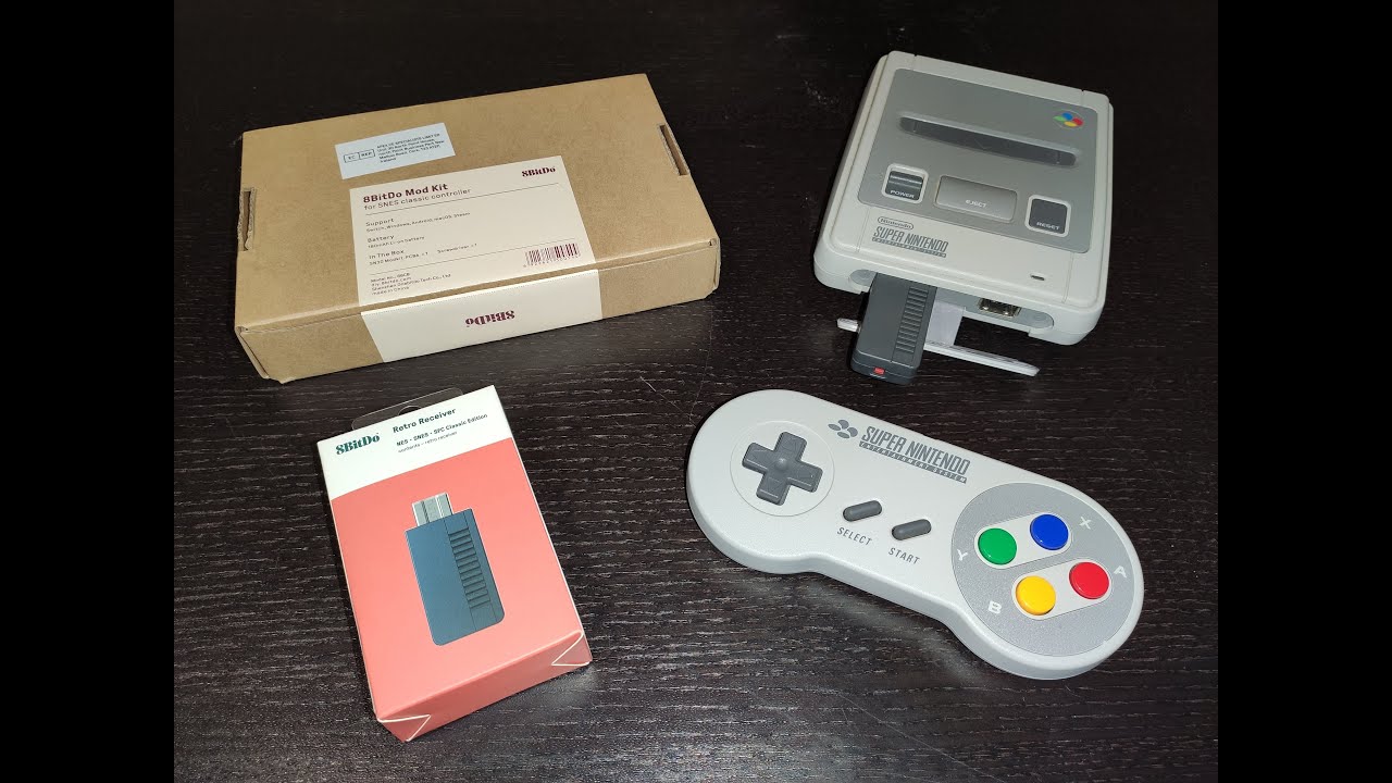8BitDo Mod Kit for SNES Classic Edition Controller - YouTube