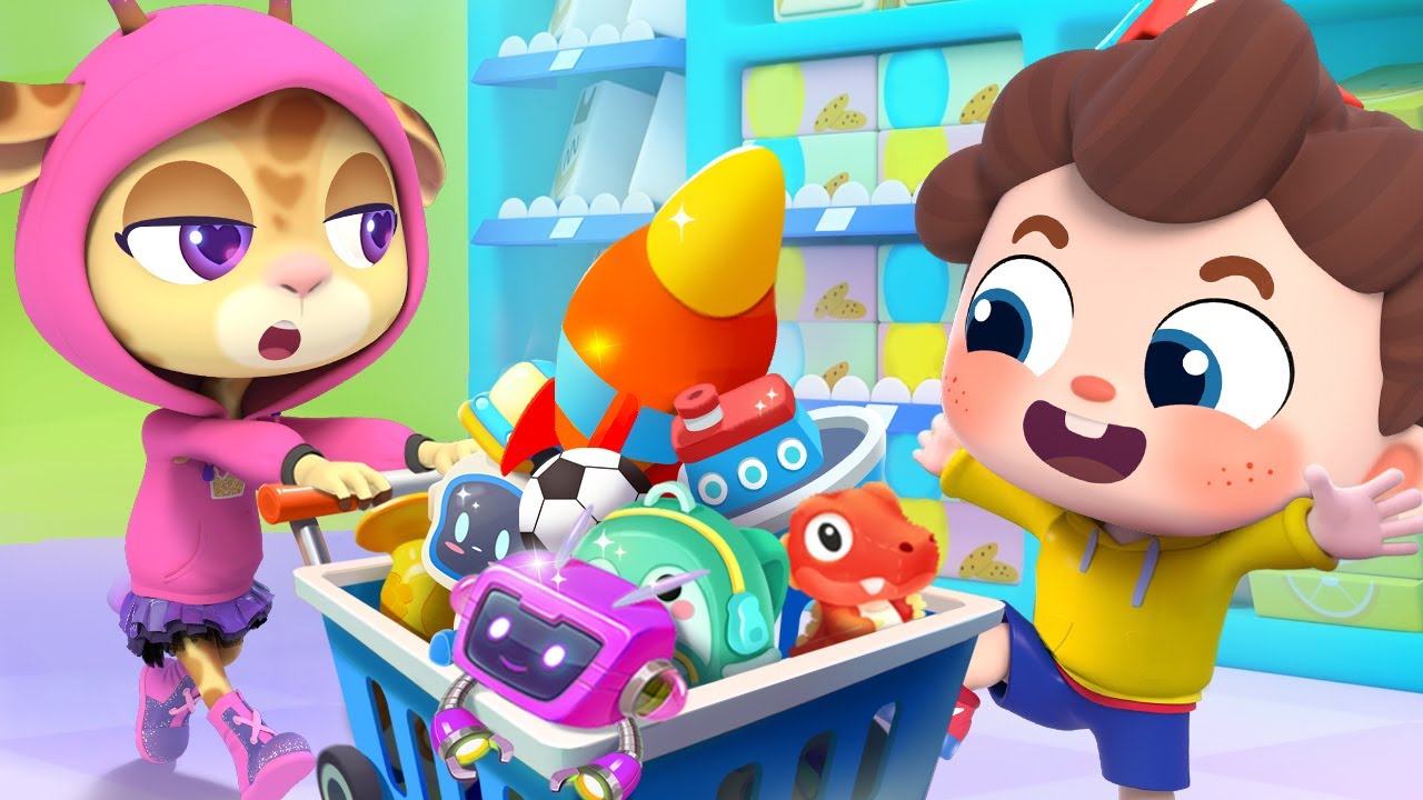 Grocery Store Shopping | Let's Go Shopping | Good Habits | Kids Songs ...