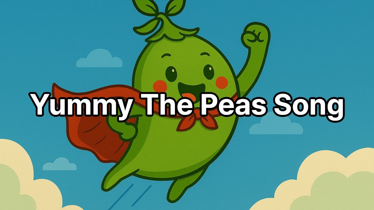 Yummy The Peas Song #peas #eatyourveggies #kidssongs #kidsvideo # ...