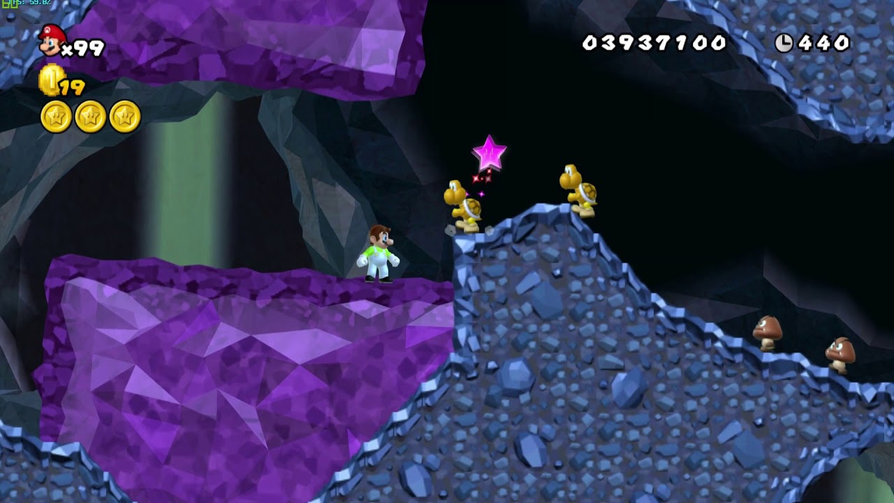 Boost Star From NSMBU In NSMBW (textures) - YouTube