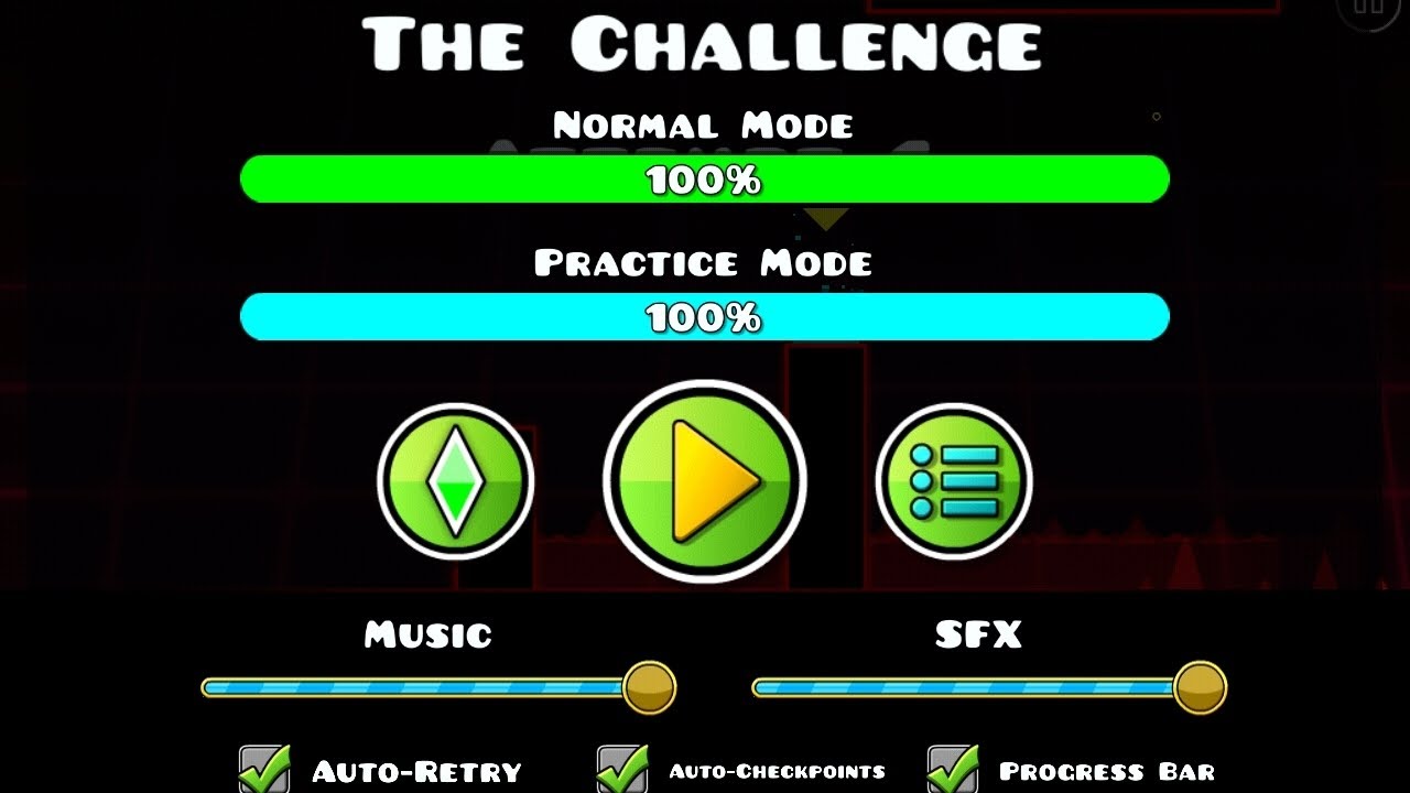 Geometry Dash | The Challenge - YouTube