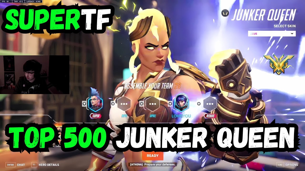 Supertf Dominating Junker Queen Gameplay Overwatch 2 Season 13 31