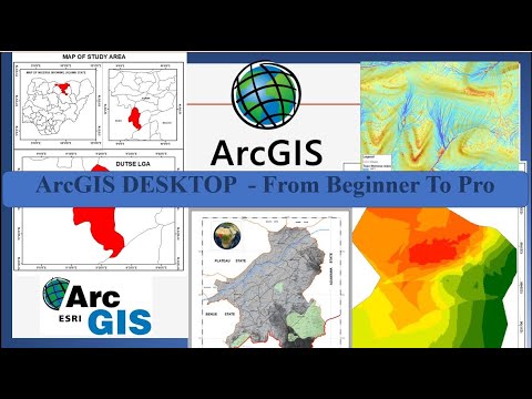 ArcGIS Desktop I beginner to pro I 13 map making I No.1I how to create ...