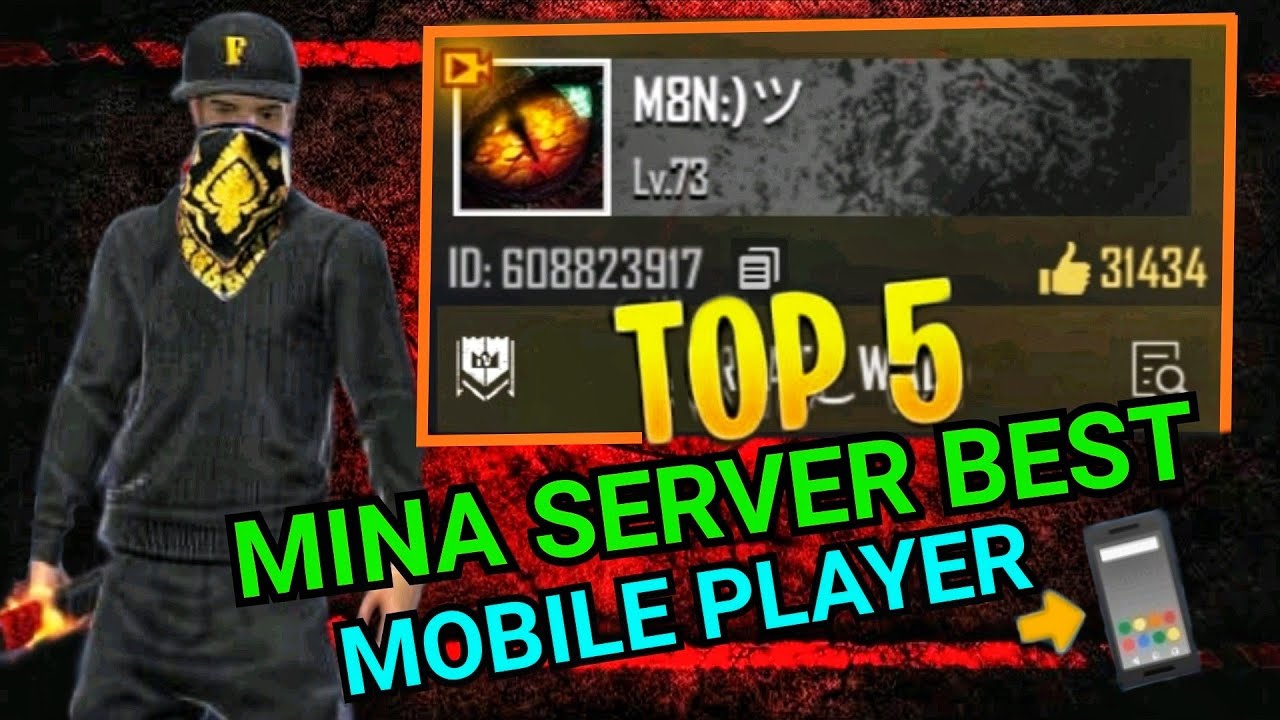 TOP-5 BEST MOBILE PLAYER IN MINA SERVER || FREE FIRE INDIA || - YouTube