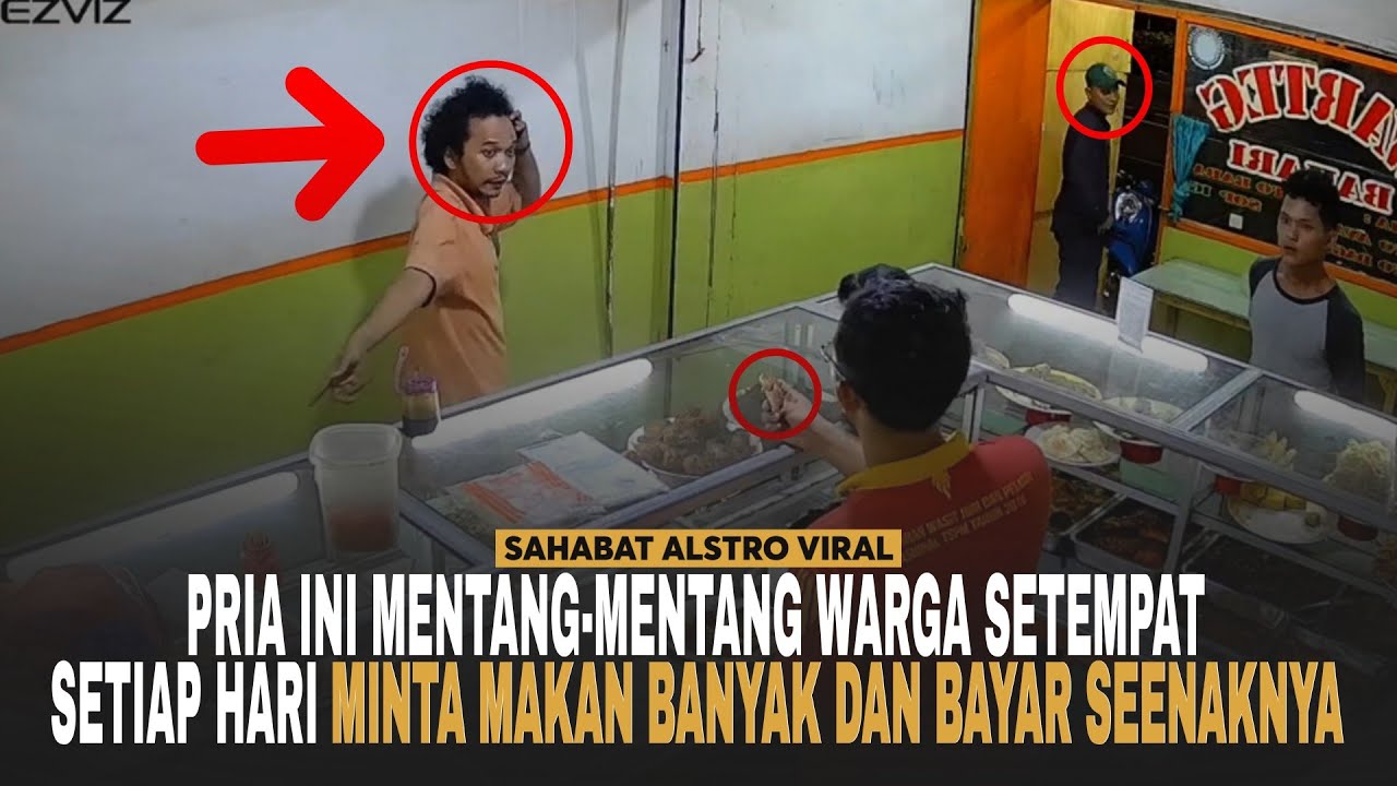 MENTANG-MENTANG Warga Setempat, Pria Ini Setiap Malam Makan di Warteg ...