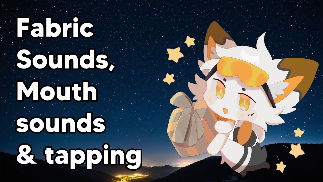Furry ASMR | fabric Sounds, Mouth Sounds & tapping sounds - YouTube