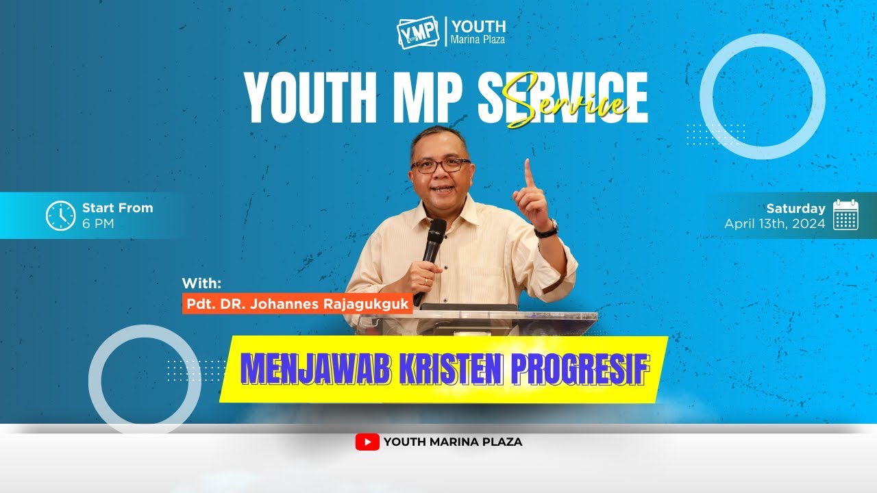 Youth MP Service - Saturday April 13 2024| Pdt.DR. Johannes Rajaguguk - YouTube