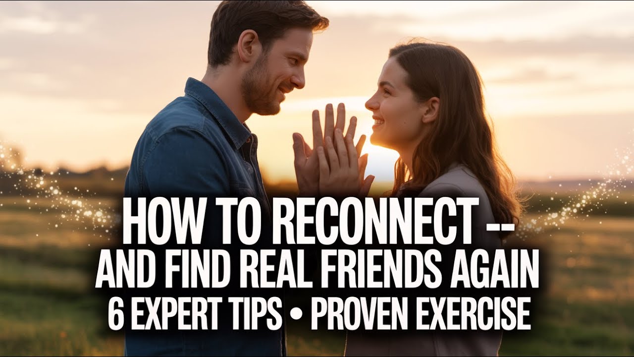 How to find new friends or reconnect with those we have lost🤝 - YouTube