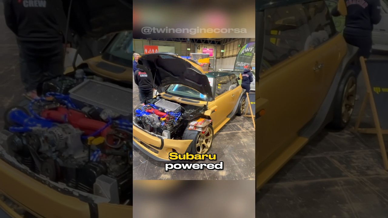 4x4 Subaru powered MINI😍 cant beat an engine swap🔥 #minicooper #subaru ...