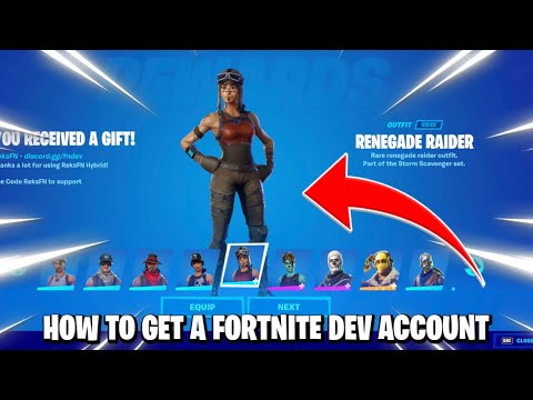 How To Get A Fortnite Dev Account And Gift Yourself Any Skin! (Private ...