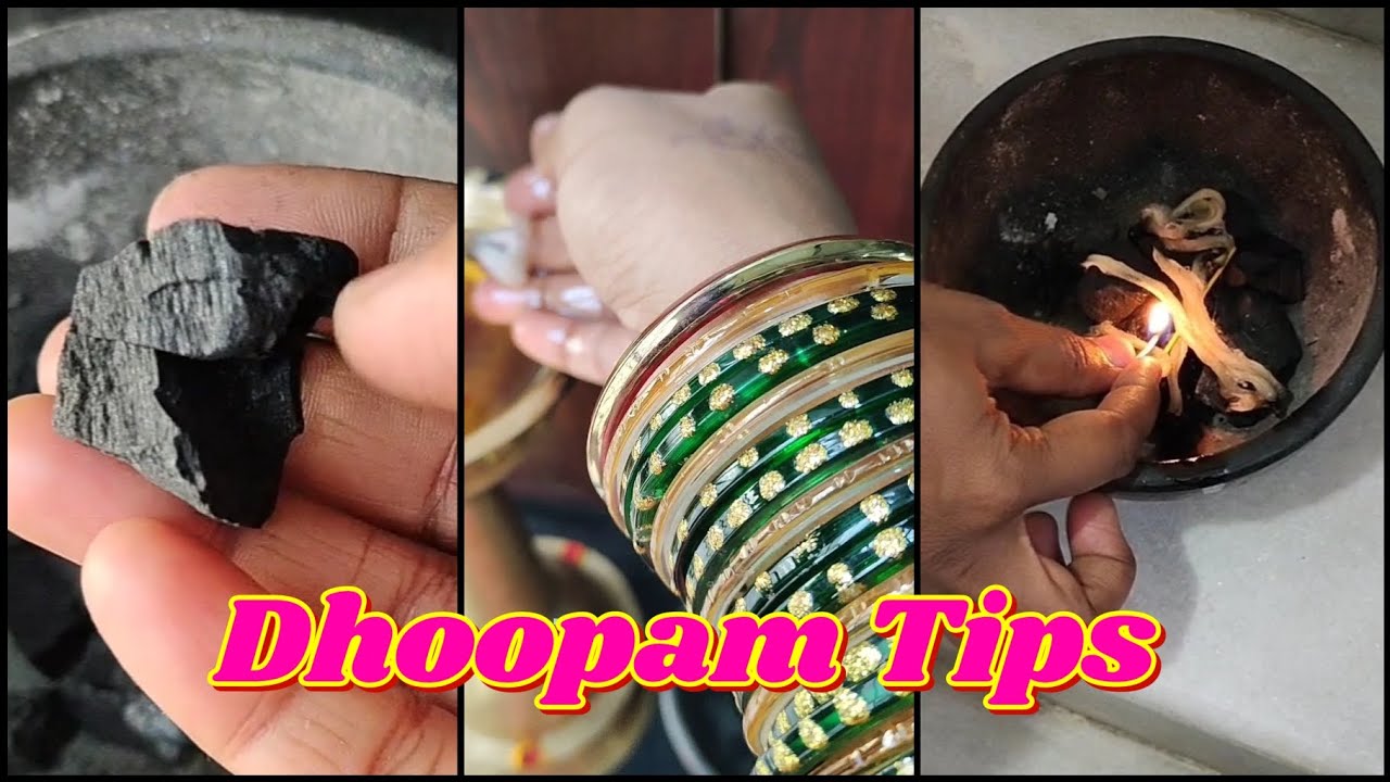 Easy way to burn sambarani//Tips to burn dhoopam #tips #diy #tamilvlog ...