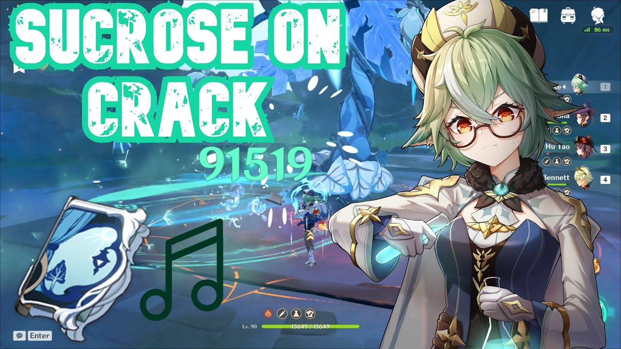 Sucrose On Crack (Main DPS) | Genshin Impact - YouTube