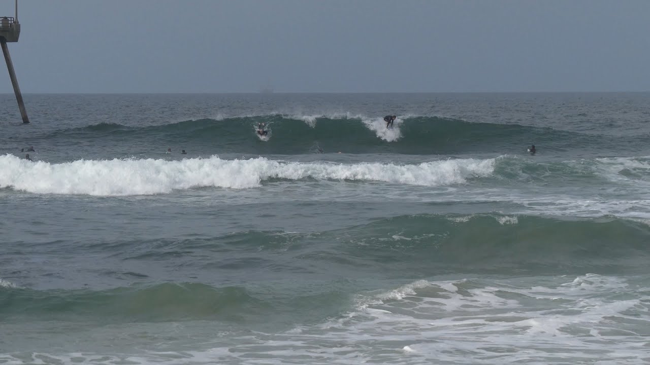 Huntington Beach, CA, Surf, 4/4/2020 AM - Part 7 - YouTube