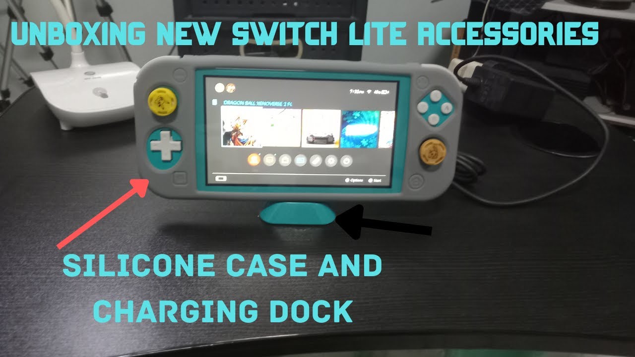 Unboxing New Switch Lite Accessories - Silicone Case and Charging Dock ...