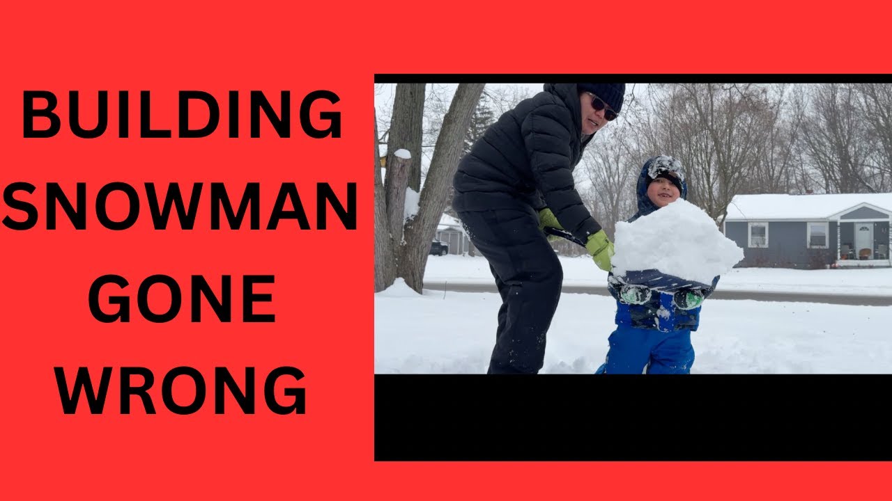 WE FAILED BUILDING A SNOWMAN ⛄️ SO WE DID THIS INSTEAD 👆👆👆 - YouTube
