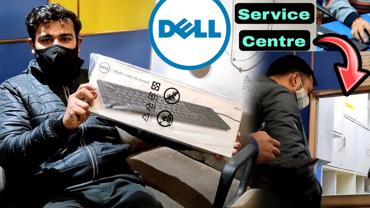 dell replace keyboard service centre experience & dell KB216 unboxing ...