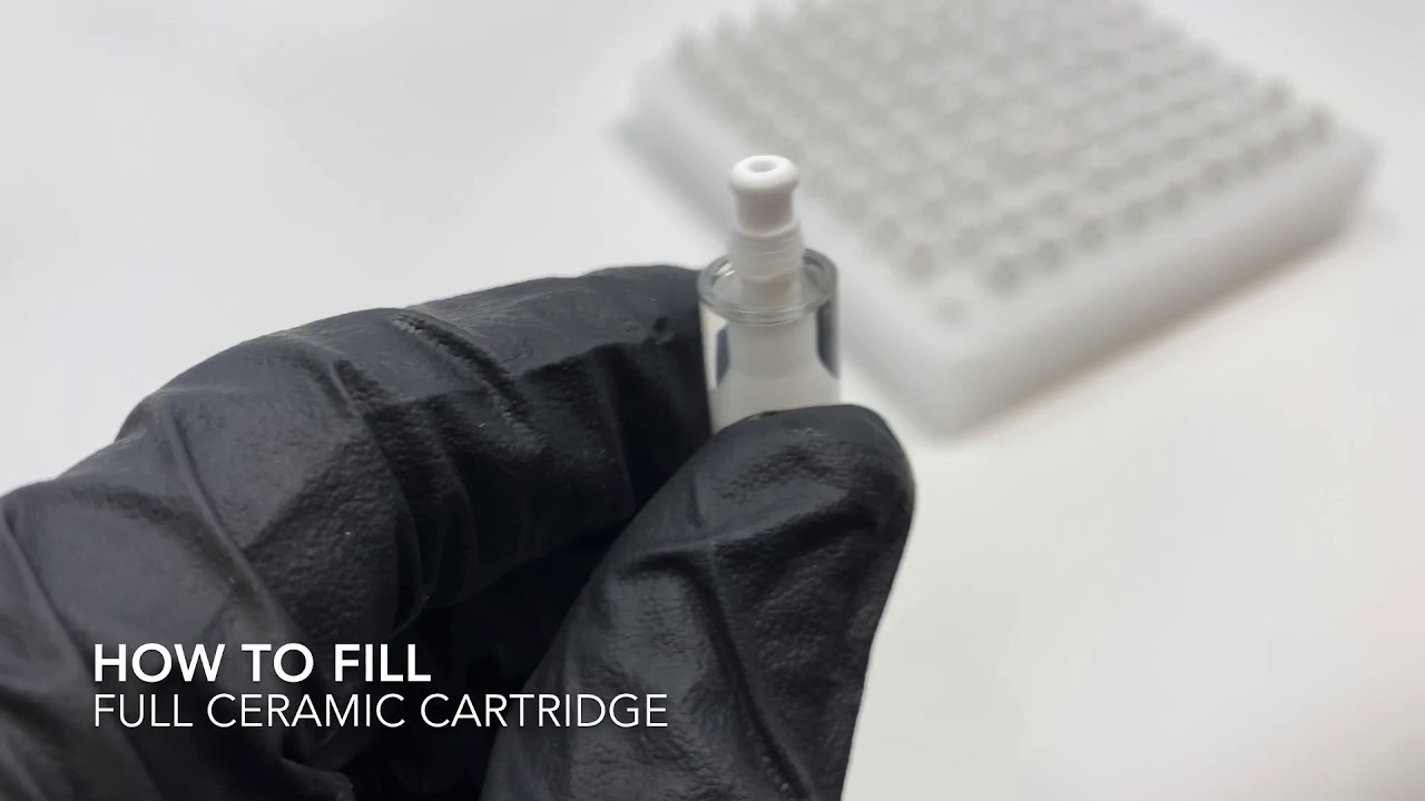 How To Fill Full Ceramic Cartridge - YouTube