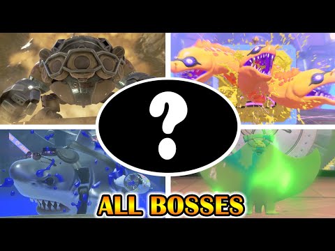 Splatoon 3 - All Bosses + Cutscenes - YouTube