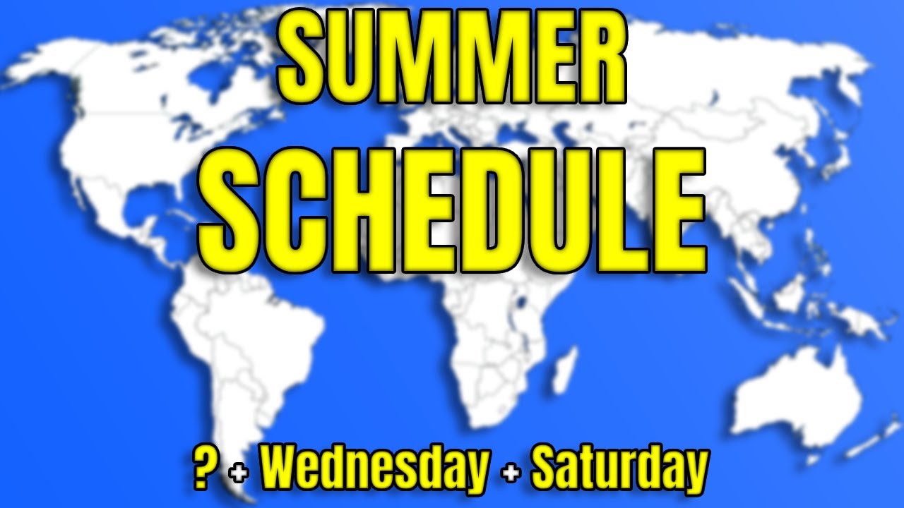 The AdizzPro Summer 2023 Schedule - YouTube
