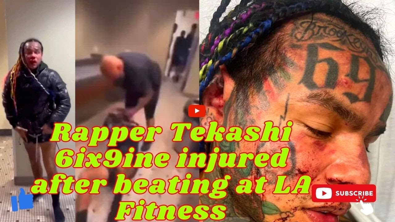 Beatdown of Rapper Tekashi 6ix9ine at Florida Gym - YouTube