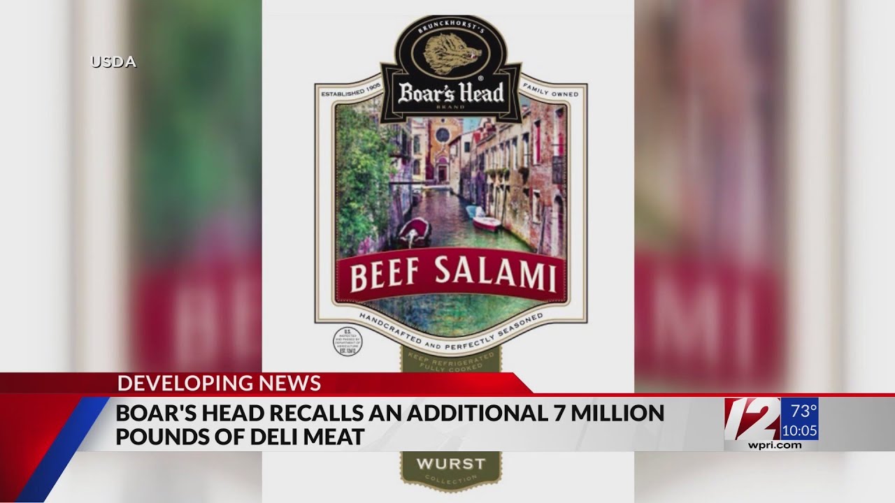 Boar's Head expands recall to include 7 million more pounds of deli ...