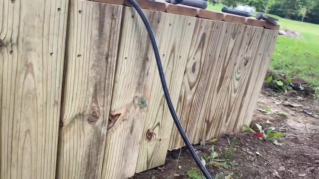 How to Build a Vertical Deck Apron | Enclosed Deck #diy #deck #apron ...