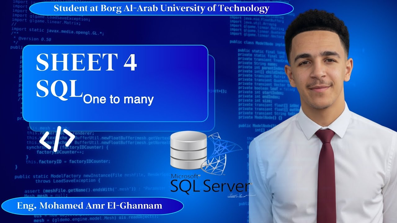 Sheet 4 | Database: One-to-Many Relationship Using SQL - YouTube
