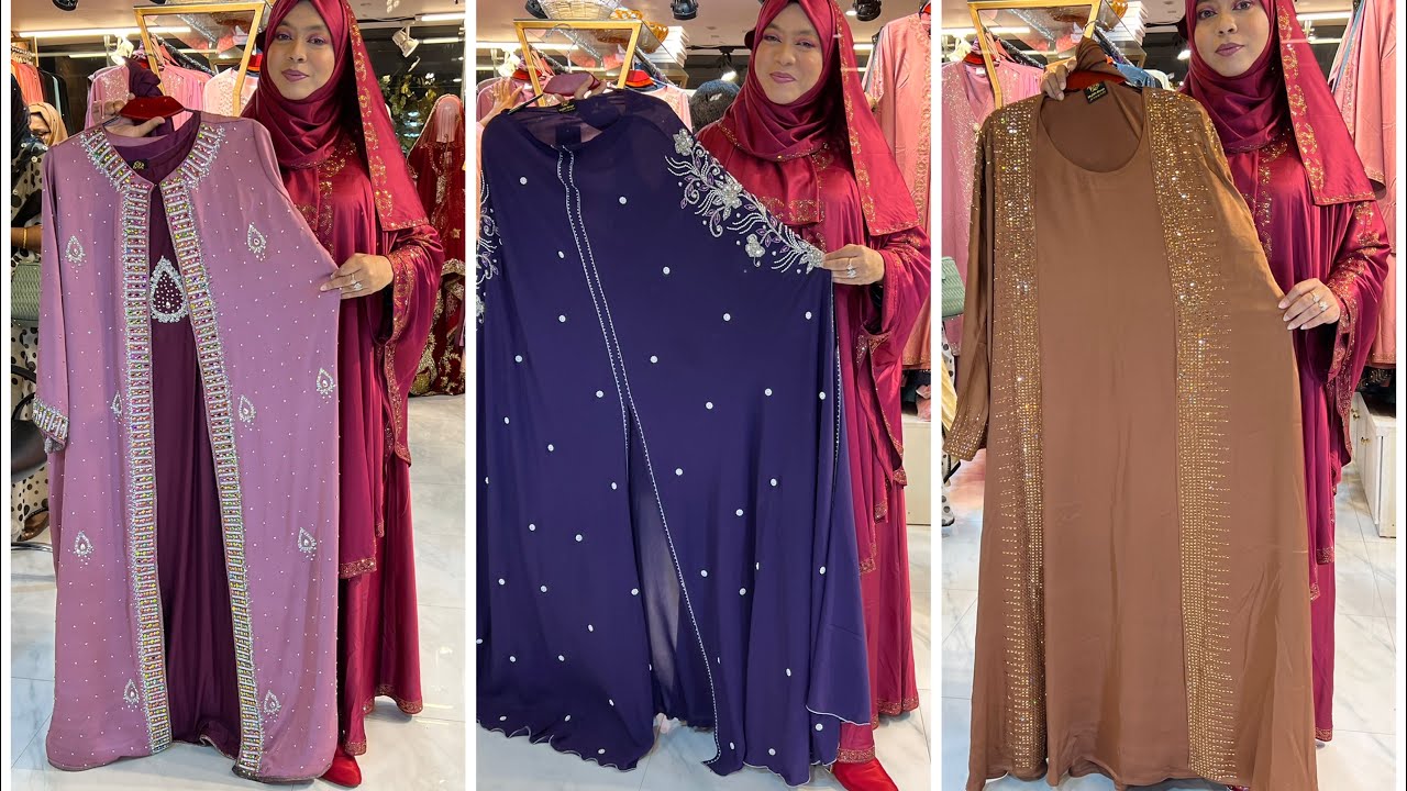 Western Gown || Irani Abaya || Eid Collection || || Niqab - YouTube